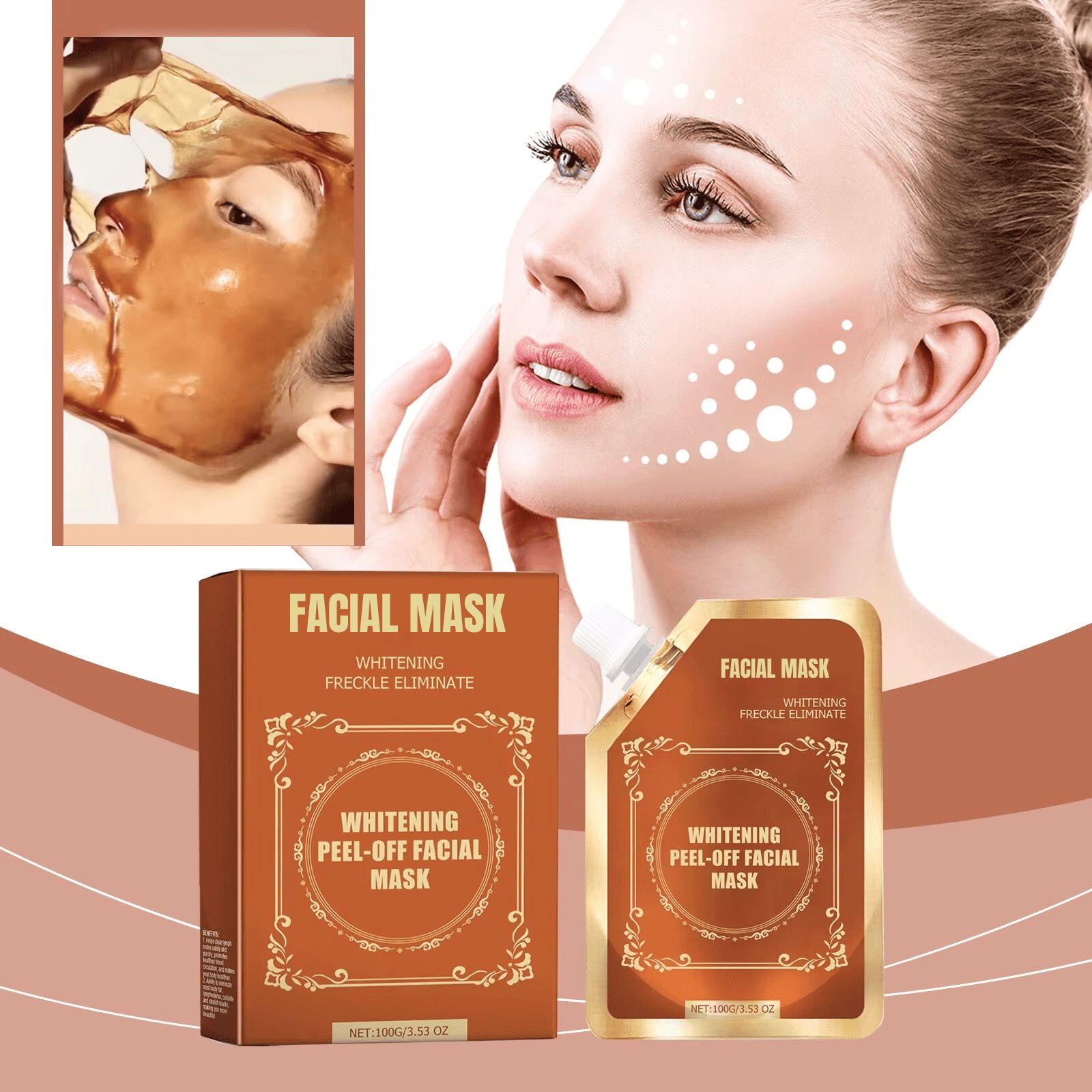 Facial Mask- Remove manchas de Melasma, Sol, Idade, Sardas! 50% DE ...